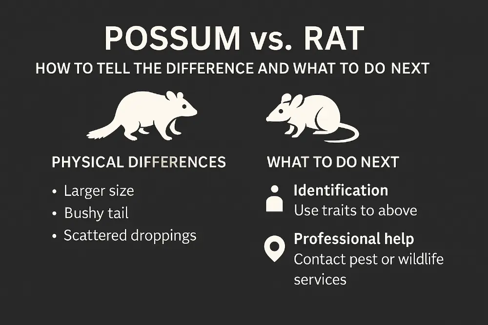 Possum vs Rat – How to Tell the Difference Fast